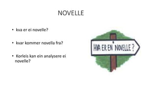 Novelle | PPTX