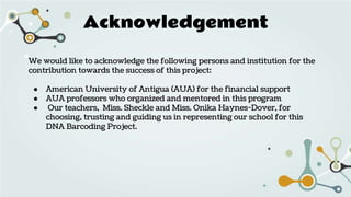 Novelle Richards AUA DNA Barcoding.pptx