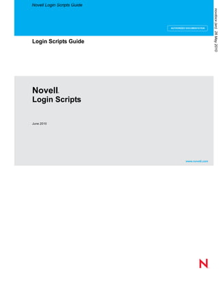 Novell login documentation and troubleshooting | PDF