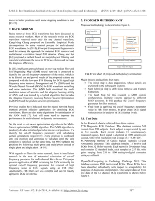 Novel method to find the parameter for noise removal from multi channel ecg waveforms | PDF