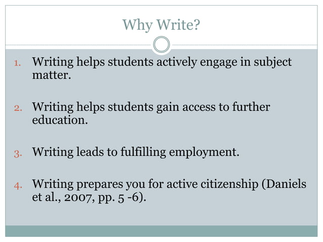 Content Area Writing in the Secondary Classroom - NOVEL 3 16 15 | PPT