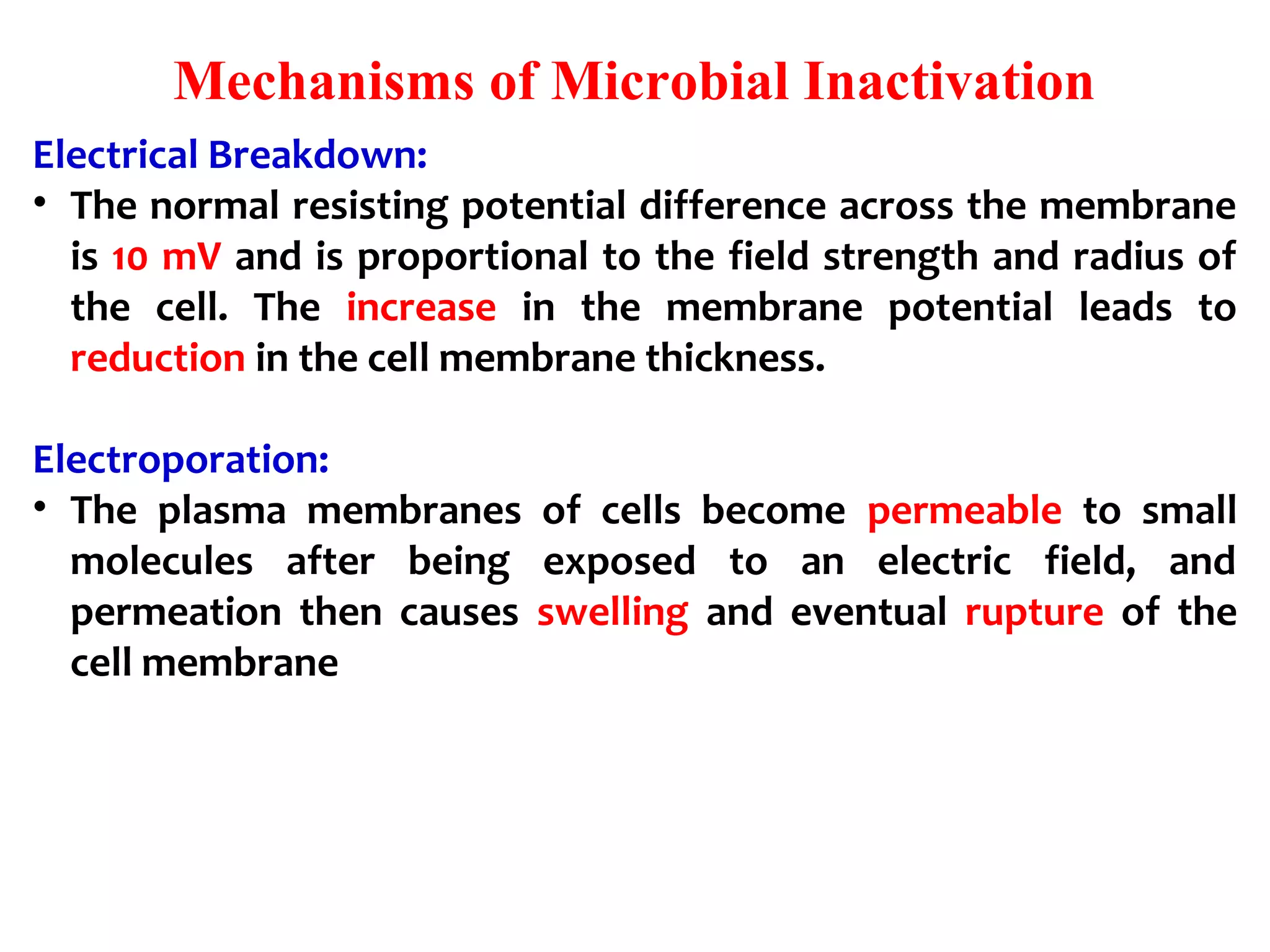 Novel non thermal preservation technologies | PPT