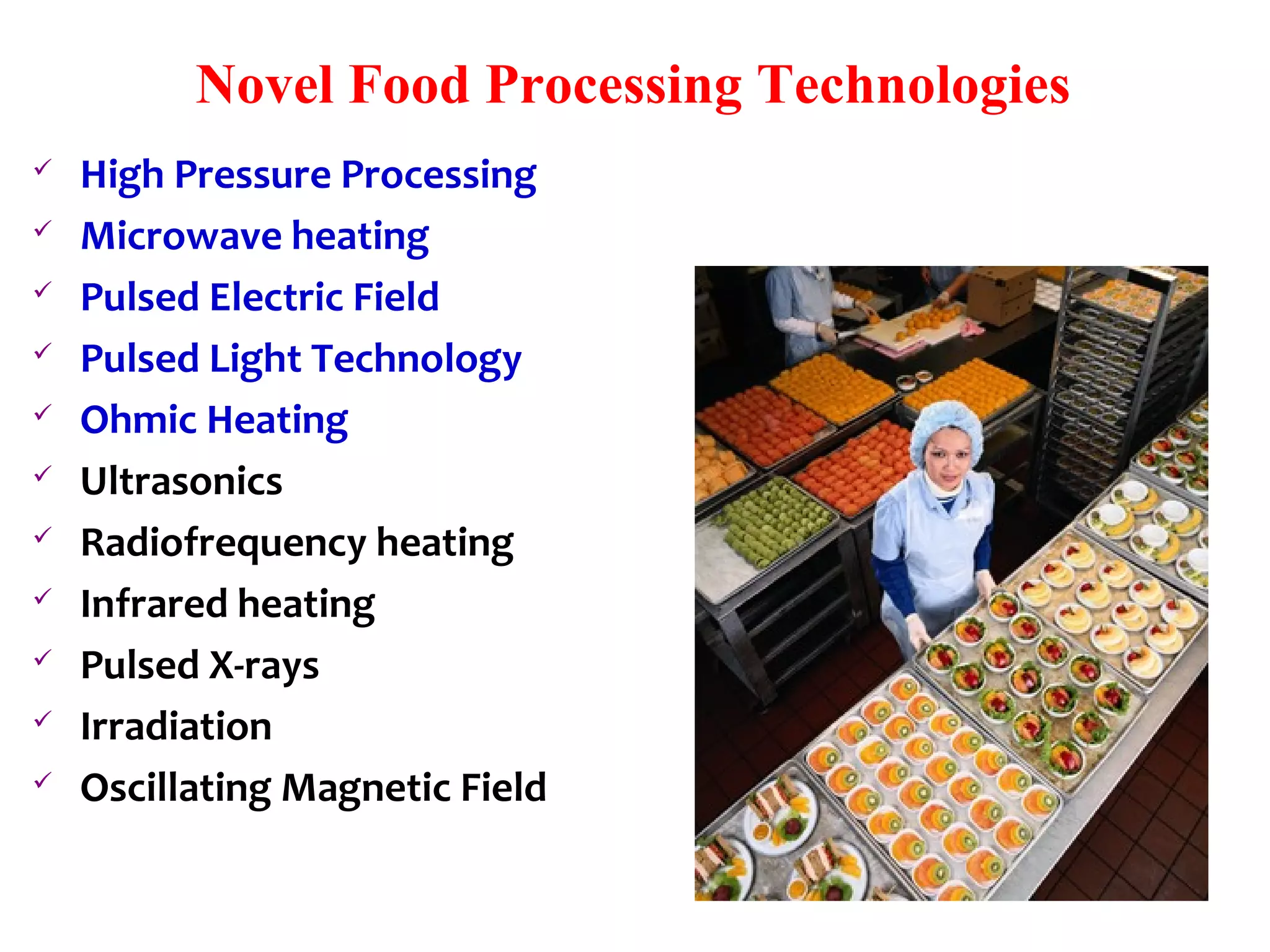 Novel non thermal preservation technologies | PPT