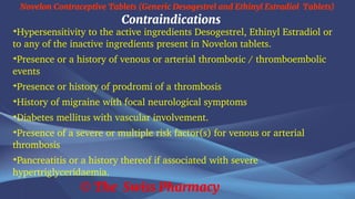 Novelon Contraceptive Tablets (Generic Desogestrel and Ethinyl ...