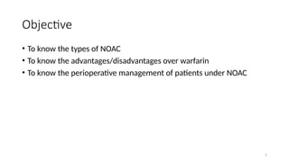 Novel Oral Anticoagulants final (NOAC).pptx