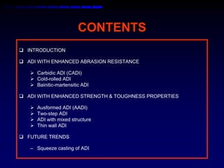 Novel processingtechniques applicationsofadi | PPTX