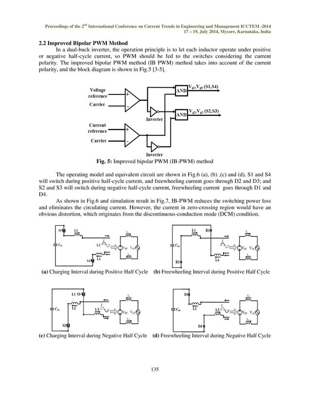 Novel pwm modulation technique for minimizing circulation current and ...