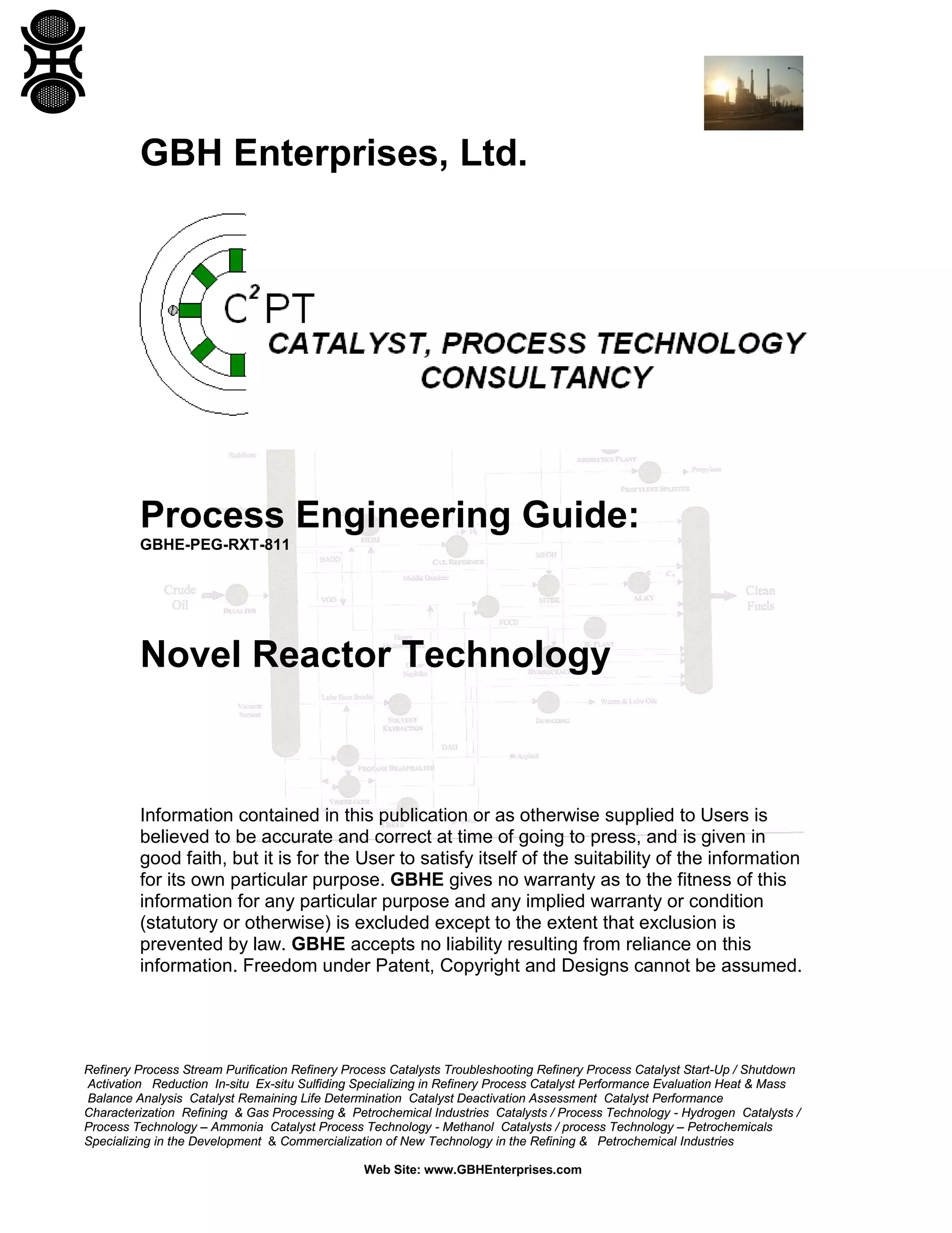 Novel Reactor Technology | PDF | Chemistry | Science