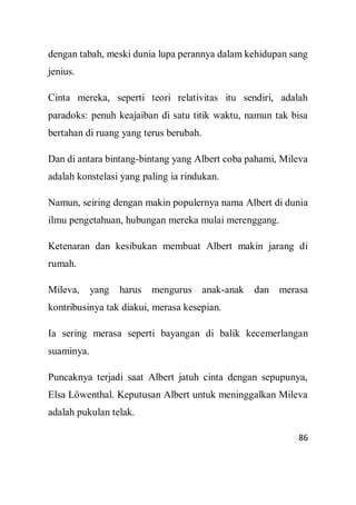 NOVEL SEJARAH ALBERT EINSTEIN dan MARIE CURIE. Karya Ferizal The Father ...