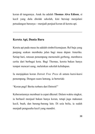 NOVEL SEJARAH THOMAS ALVA EDISON DAN NIKOLA TESLA. Karya Ferizal The ...