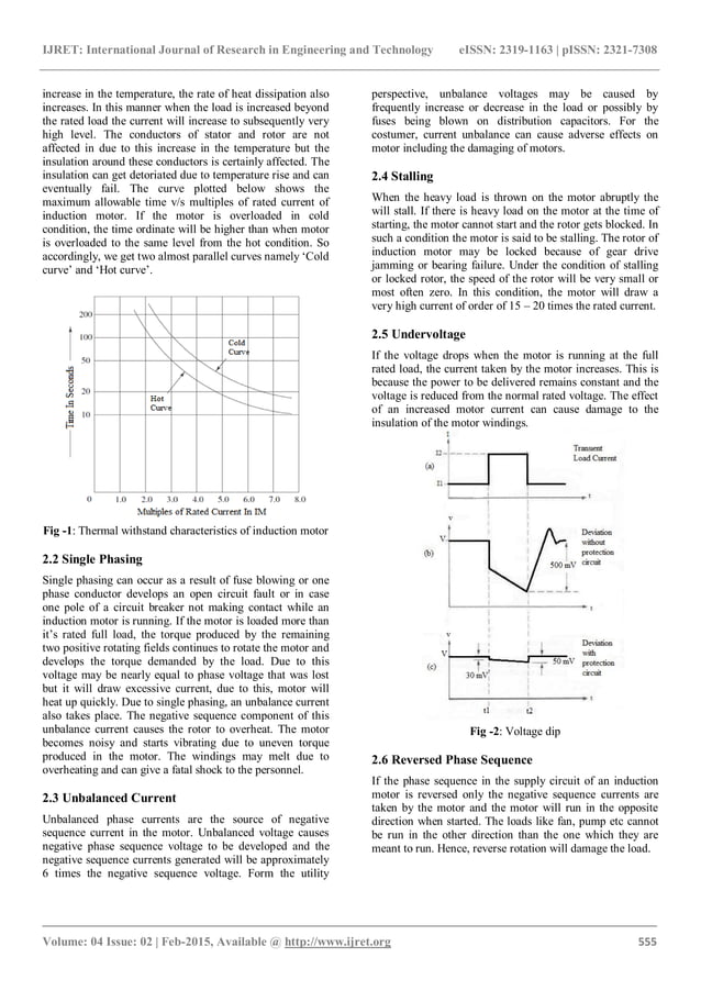 Novel setting and design of relay for protection of 3 phase induction motor using pscad | PDF ...
