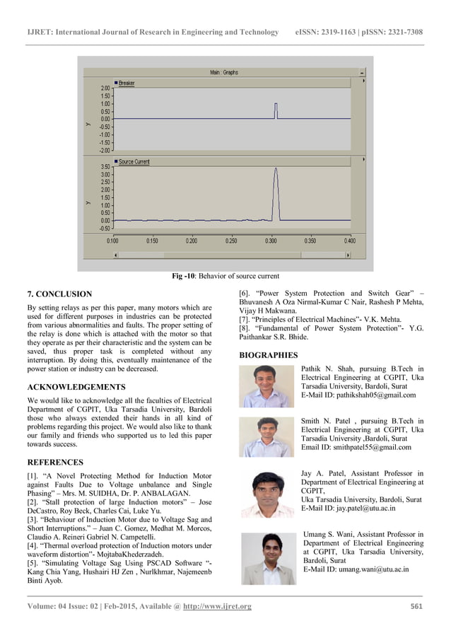 Novel setting and design of relay for protection of 3 phase induction motor using pscad | PDF ...