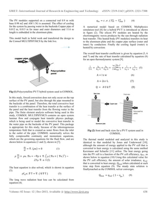 Novel technique for maximizing the thermal efficiency of a hybrid pv | PDF