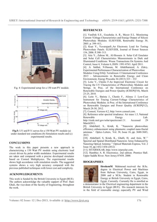 Novel technique in charactarizing a pv module using | PDF
