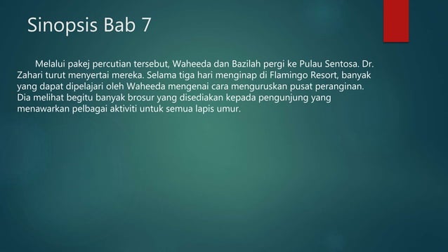 Bab 5,6,7 dan 8 Novel Tirani Tingkatan 5 | PPTX