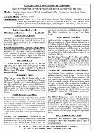 St Gabriel's newsletter - 18/11/18 | PDF | Christianity | Religion ...