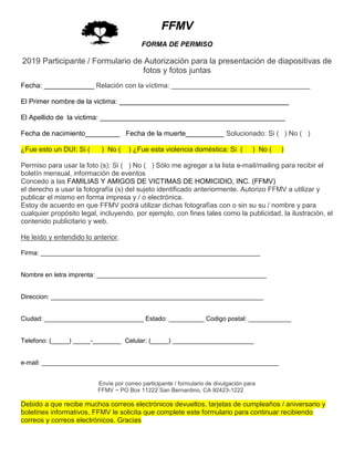 Families & Friends of Murder Victims, Inc. | PDF