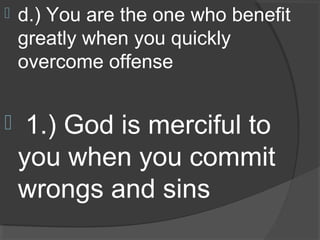 November 20 2016 Overcoming Offenses... part 1 | PPT