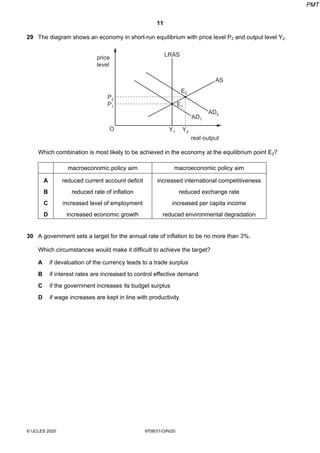 November 2020 (v1) QP - Paper 3 CAIE Economics A-level.pdf