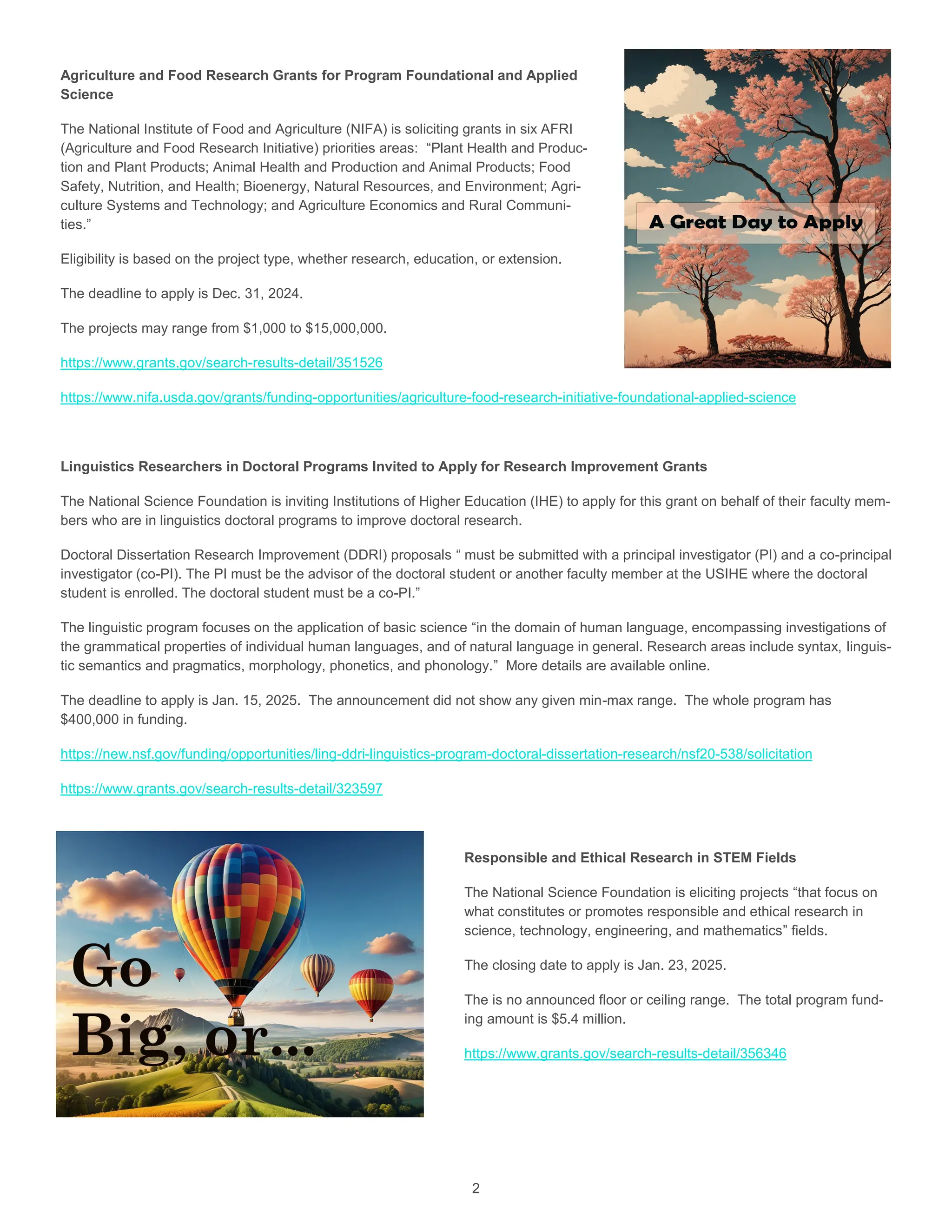 HutchCC Grant Navigator - November 2024 Issue | PDF