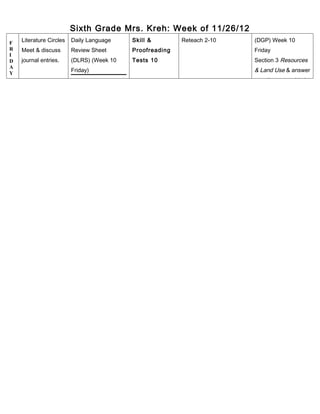 November 26 30 | DOC