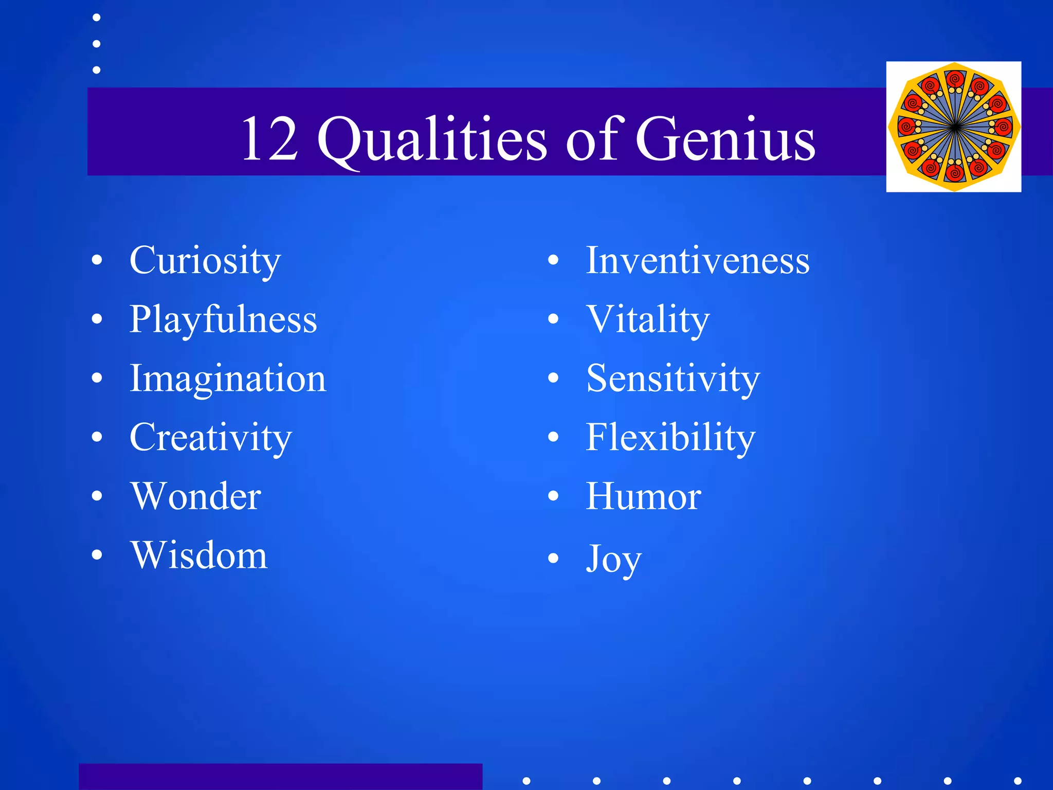 Awakening Genius keynote [Handouts] | PPT