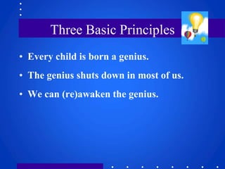 Awakening Genius keynote [Handouts] | PPT