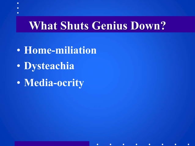 Awakening Genius keynote [Handouts] | PPT