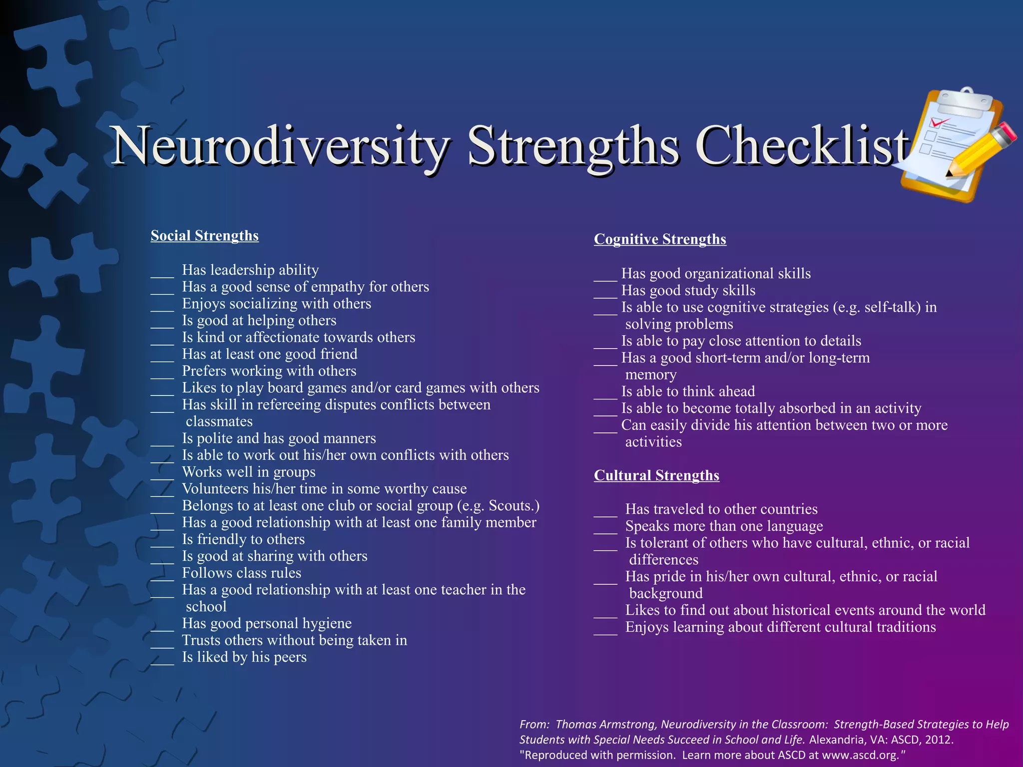 Neurodiversity in the Classroom [Handouts] | PPT