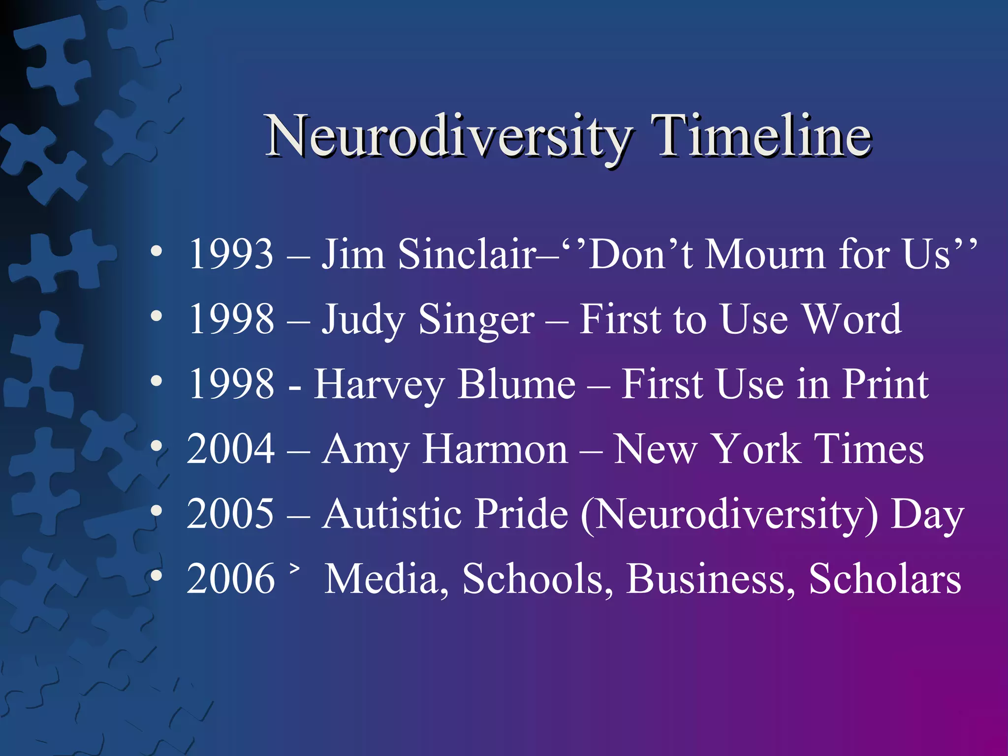 Neurodiversity in the Classroom [Handouts] | PPT