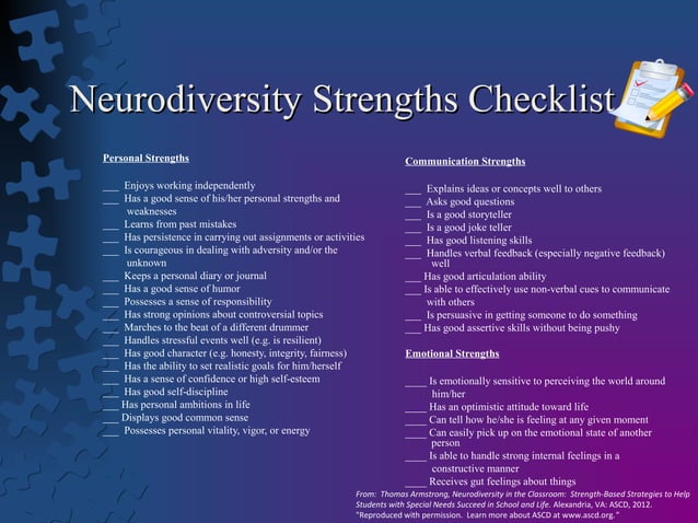 Neurodiversity in the Classroom [Handouts] | PPT