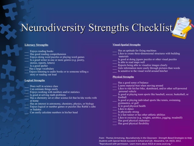 Neurodiversity in the Classroom [Handouts] | PPT