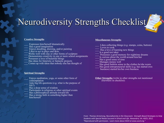 Neurodiversity in the Classroom [Handouts] | PPT