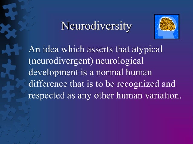 Neurodiversity in the Classroom [Handouts] | PPT
