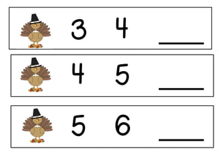 November count on and write the missing number | PPT