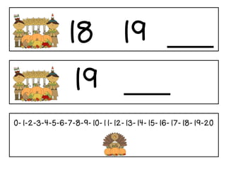 November count on and write the missing number | PPT