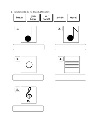 Kertas Ujian DMZ Tahun 3 | November 2016 | DOCX