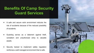 November Slides - Ensuring Safety_ Camp Security Guard Services In ...