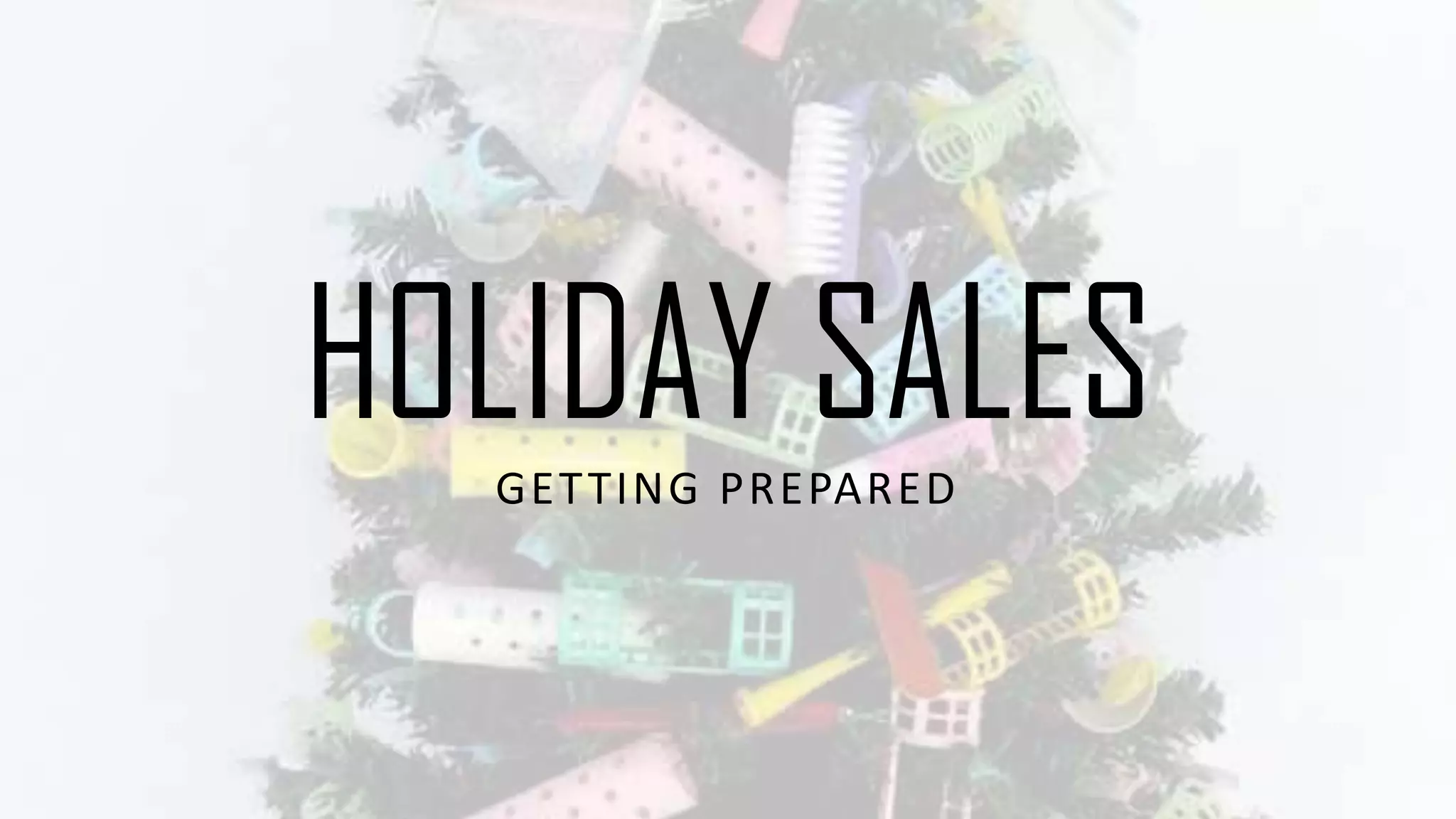 Holiday Sales | PPT