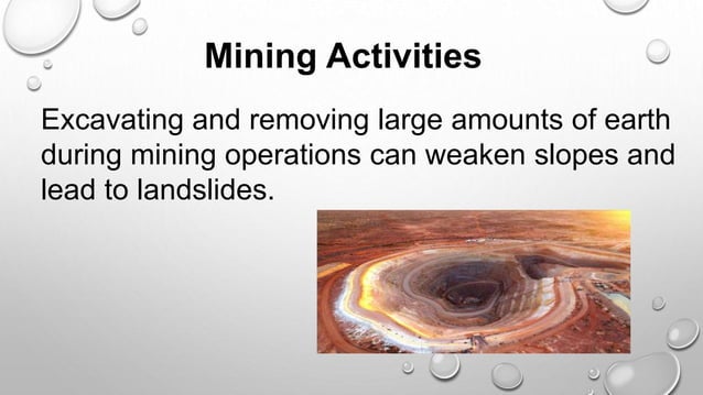 Human Activities That Speed Up or Trigger Landslide | PPTX | Geology ...