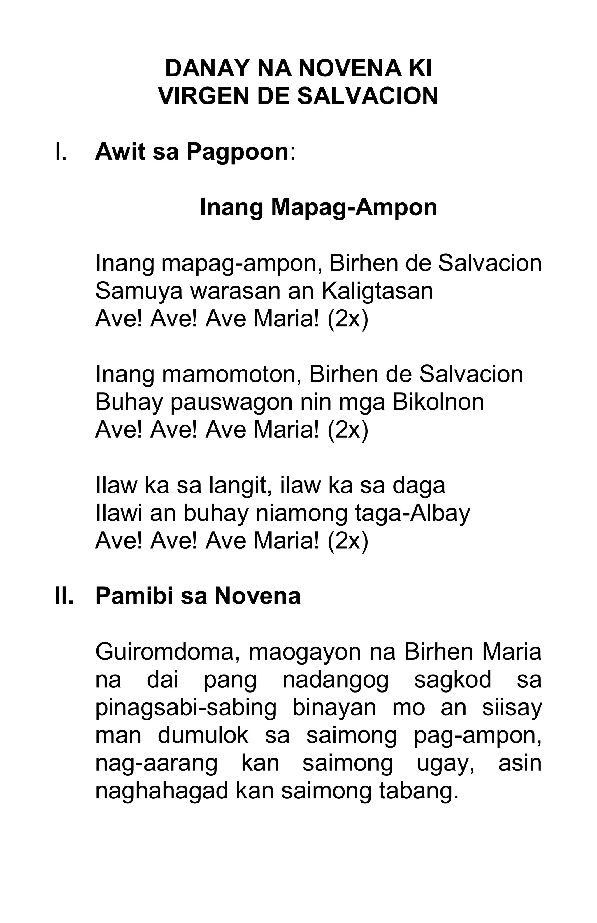 NOVENA ki Virgen Nuestra Senora de Salvacion.pdf