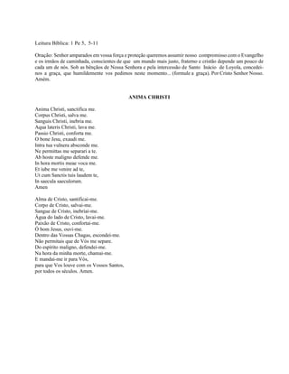 Novena A Santo Inácio De Loyola | PDF