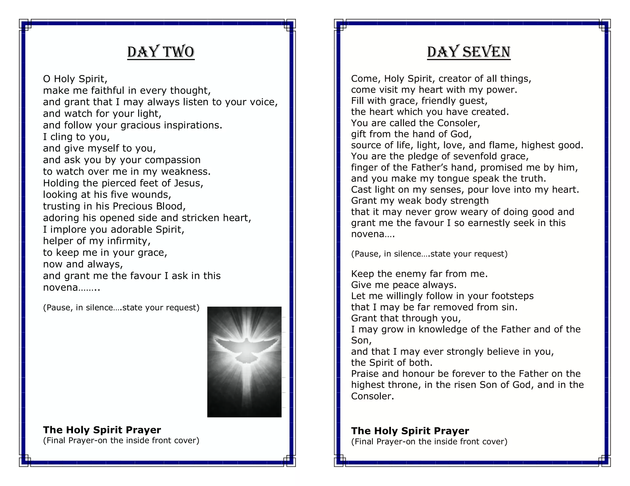 novena-to-the-holy-spirit.pdf | Spirituality | Religion & Spirituality
