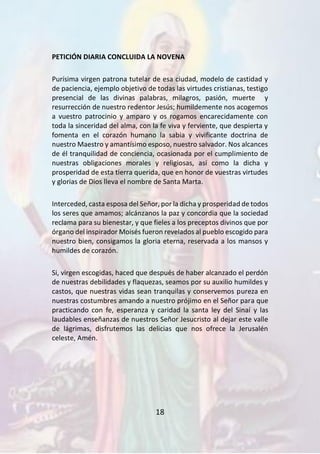 Novena a santa marta | PDF