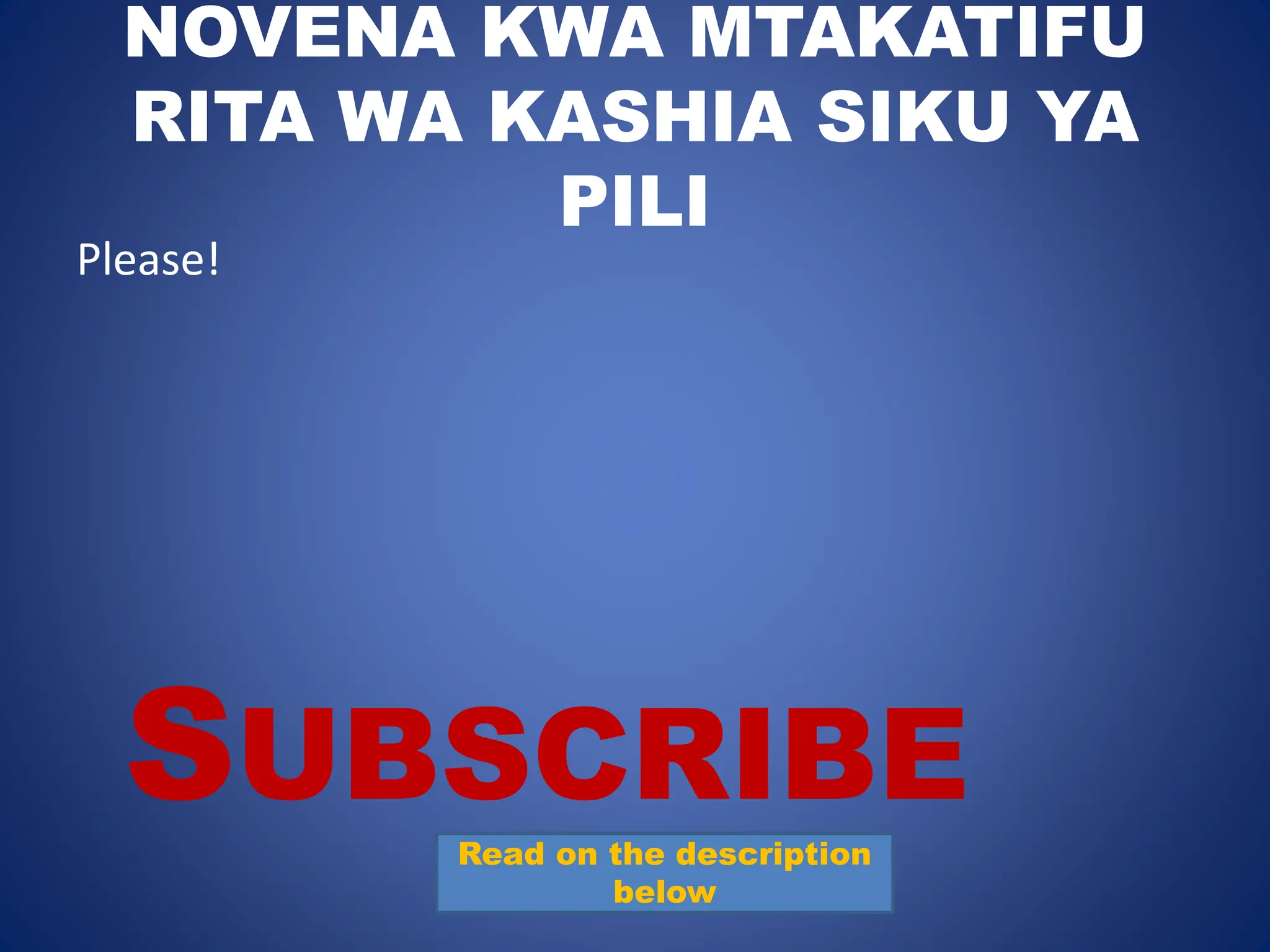 NOVENA KWA MTAKATIFU RITA WA KASHIA siku ya pili.pptx