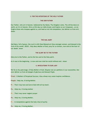 Mother of Perpetual Succor Novena | PDF
