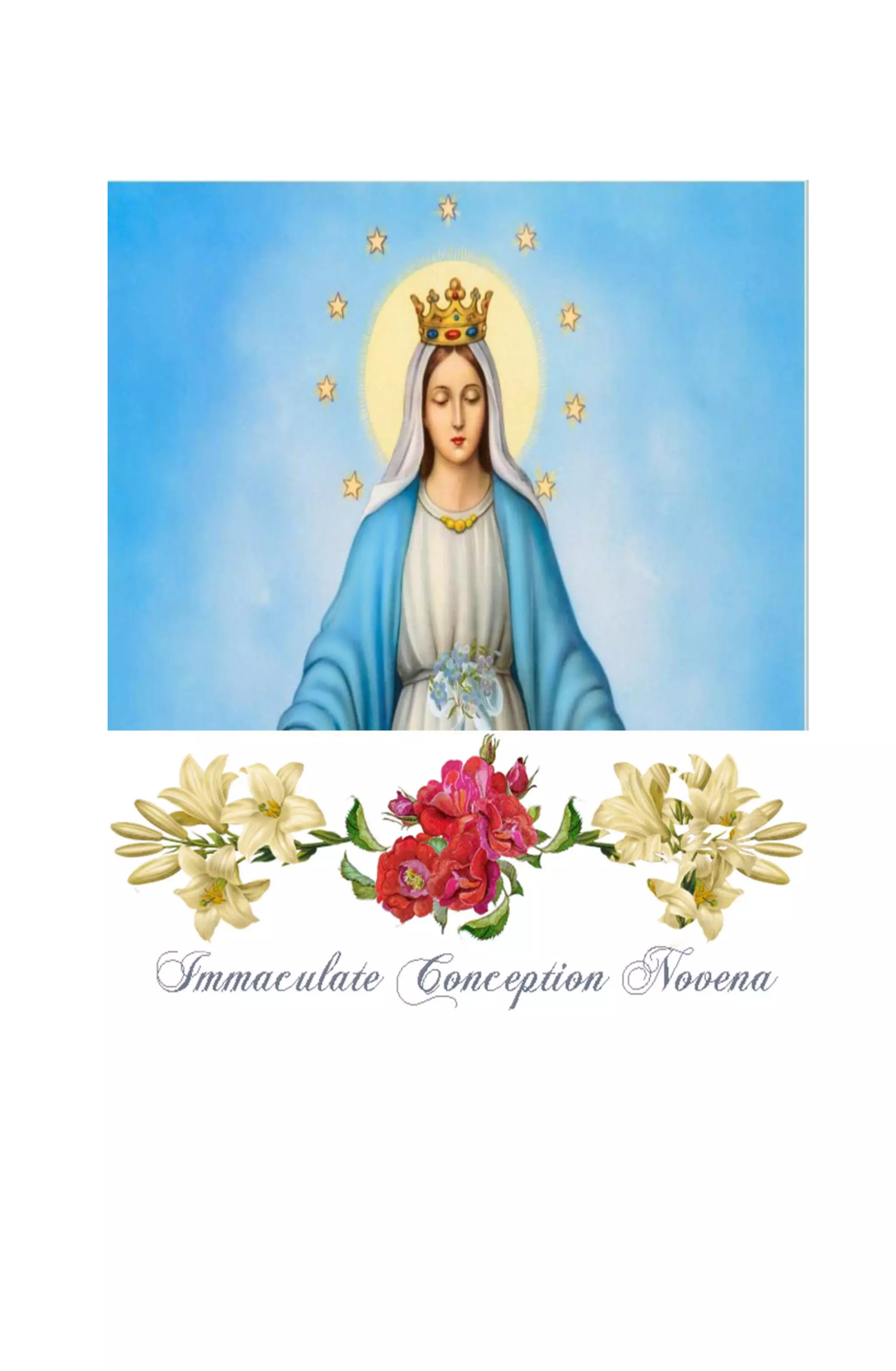 NOVENA SA IMMACULADA CONCEPCION | PDF