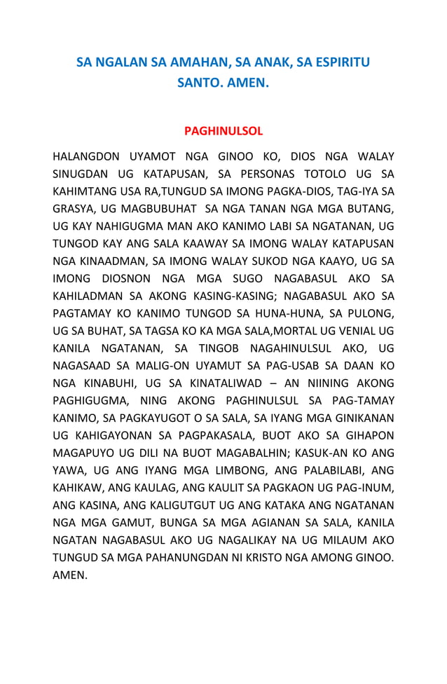 NOVENA SA IMMACULADA CONCEPCION | PDF