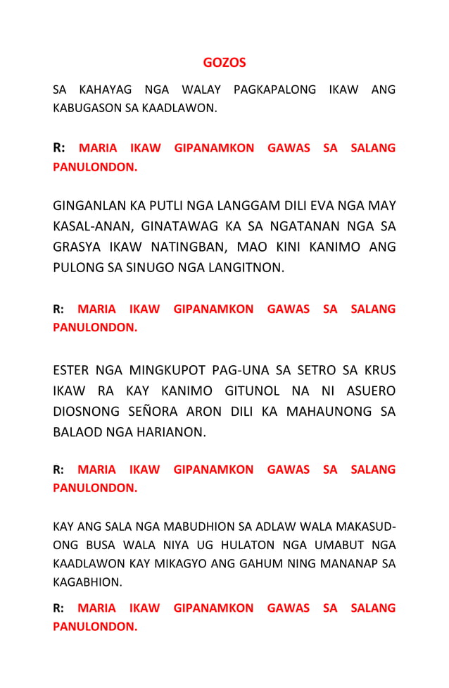 NOVENA SA IMMACULADA CONCEPCION | PDF