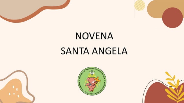 doa novena santa angela hari ke empat pptx | PPTX